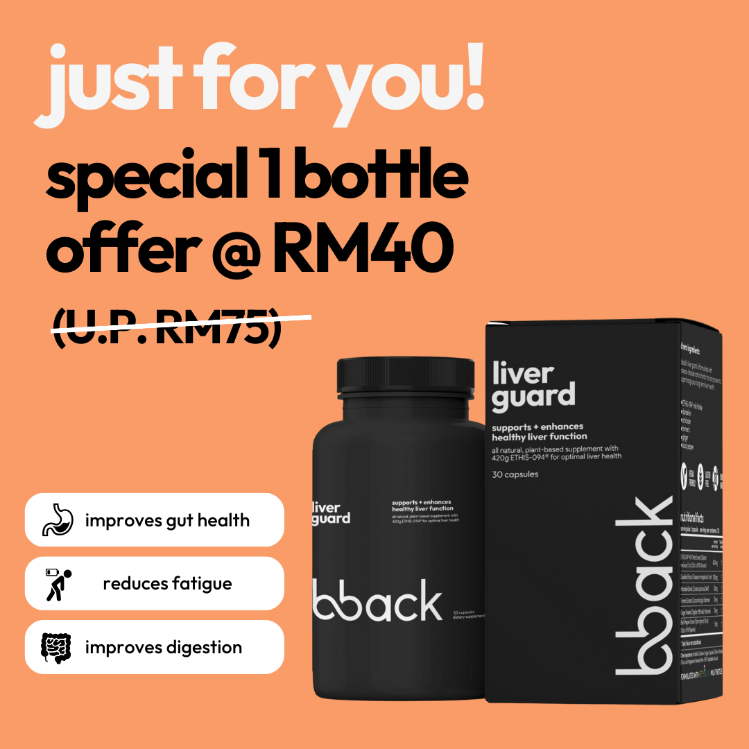 LIMITED TIME DEAL! bback liver guard (1 bottle) – Bounceback Malaysia